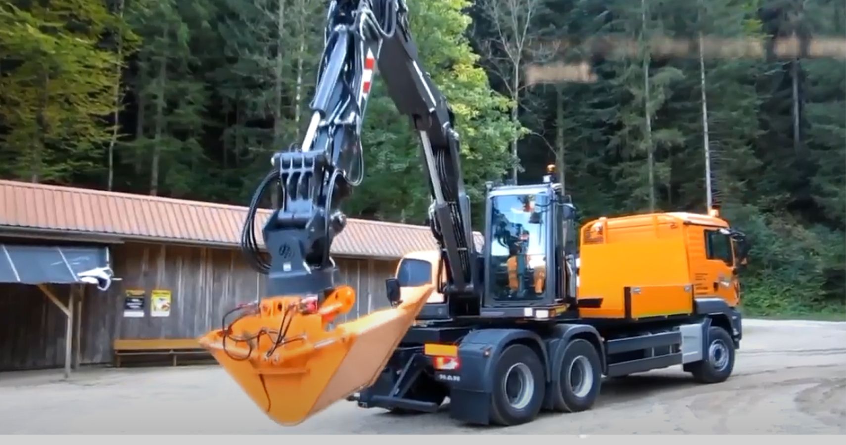 Dig This Combination Truck And Excavator