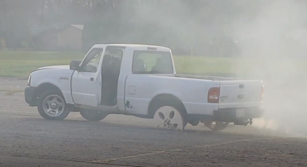 Someone Stole This Ford Ranger Owner’s Tires, So He Replaced Them With ...