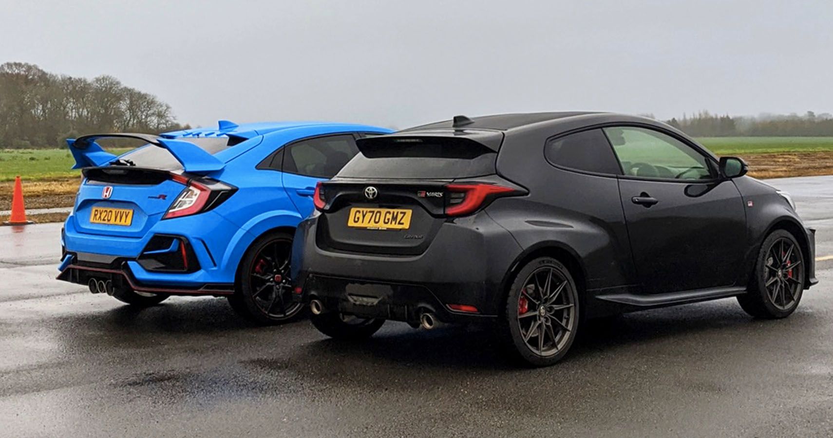 Hot Hatch Showdown: FWD Honda Civic Type R Vs AWD Toyota GR Yaris