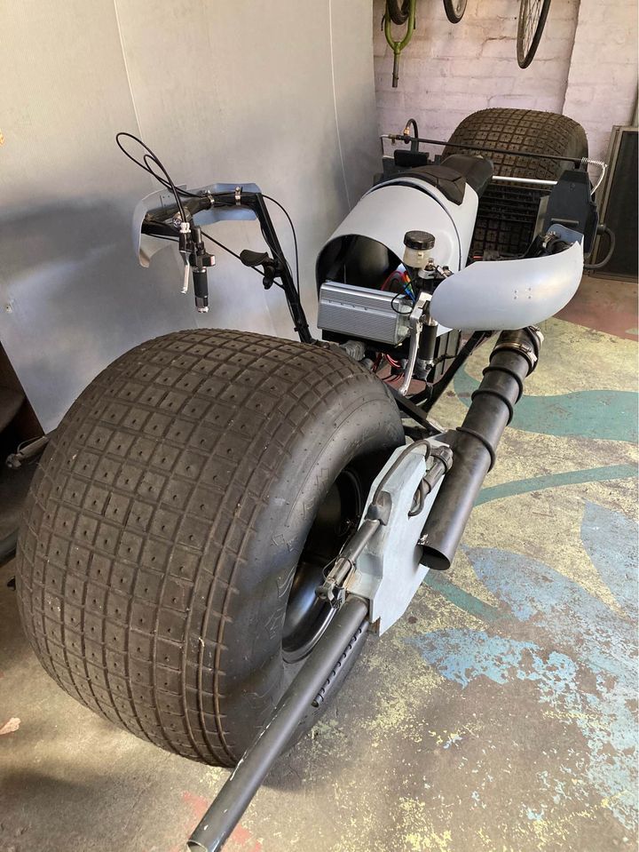 This Street-Legal Batpod Replica With An Electric Motor Is Up For Sale