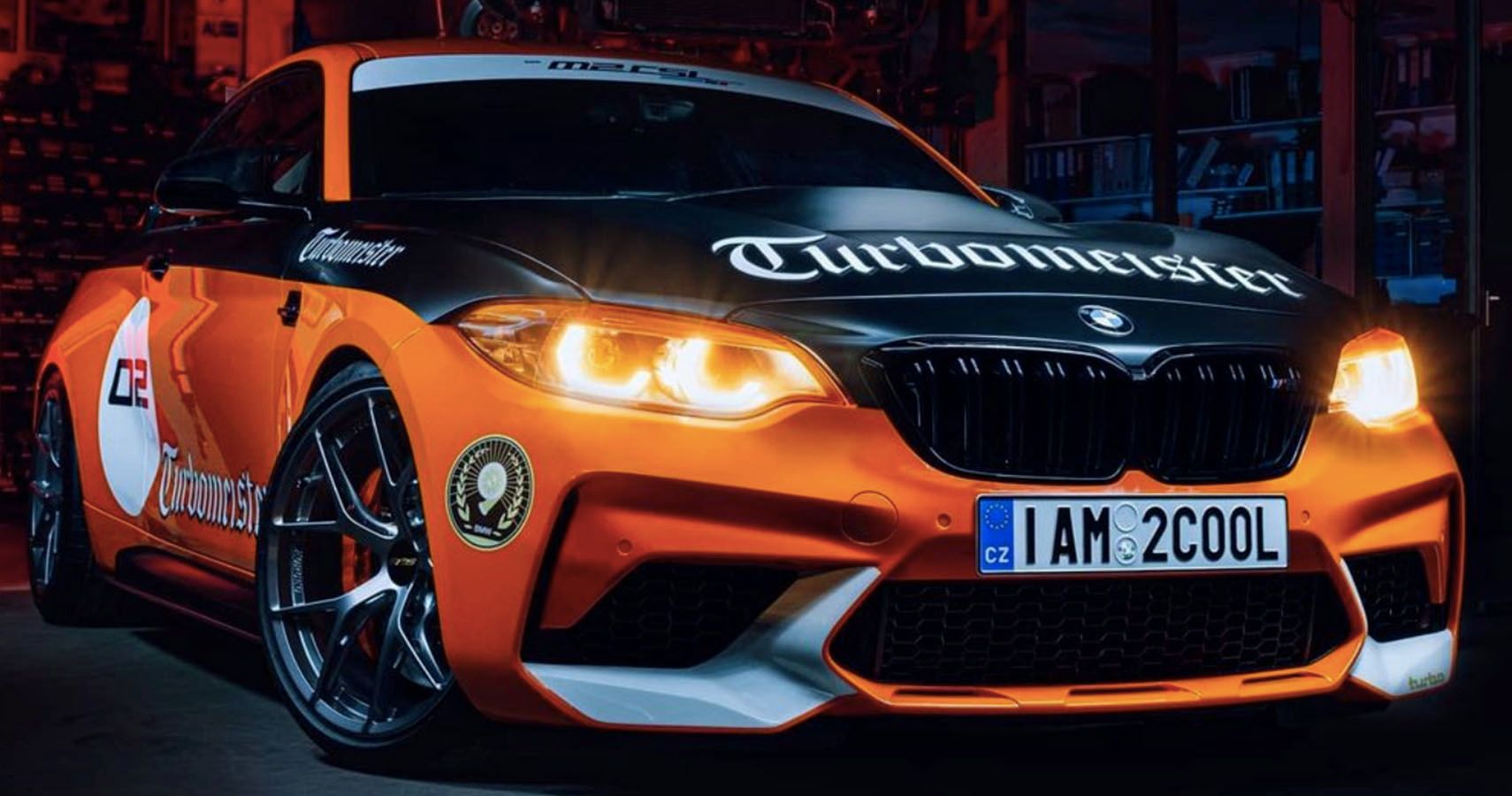 Check Out The 520-HP BMW M2 CSL Turbomeister Edition With TopazSkin Livery