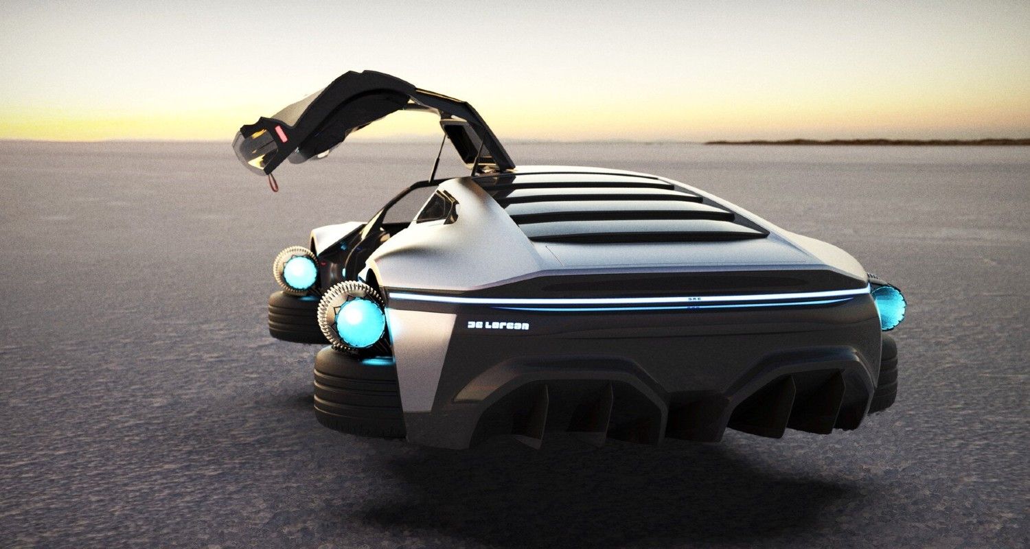 Designer Updates The DeLorean With Modern Supercar Look