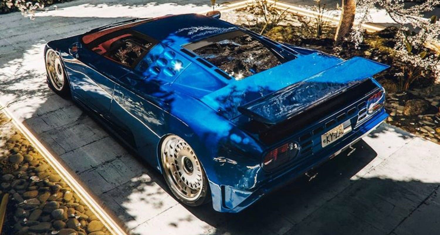 Slammed Bugatti EB110 Still Retains Its Dignity