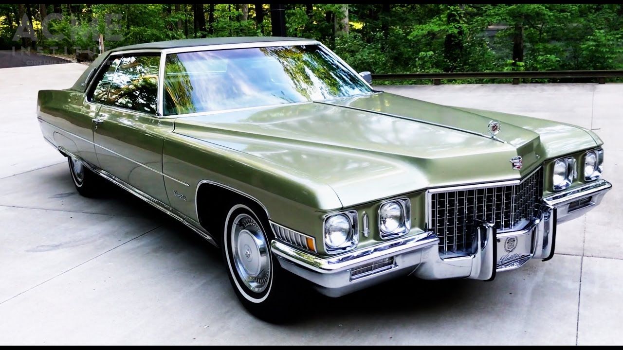 Old School Cadillac Vert 1954 Cadillac Convertible