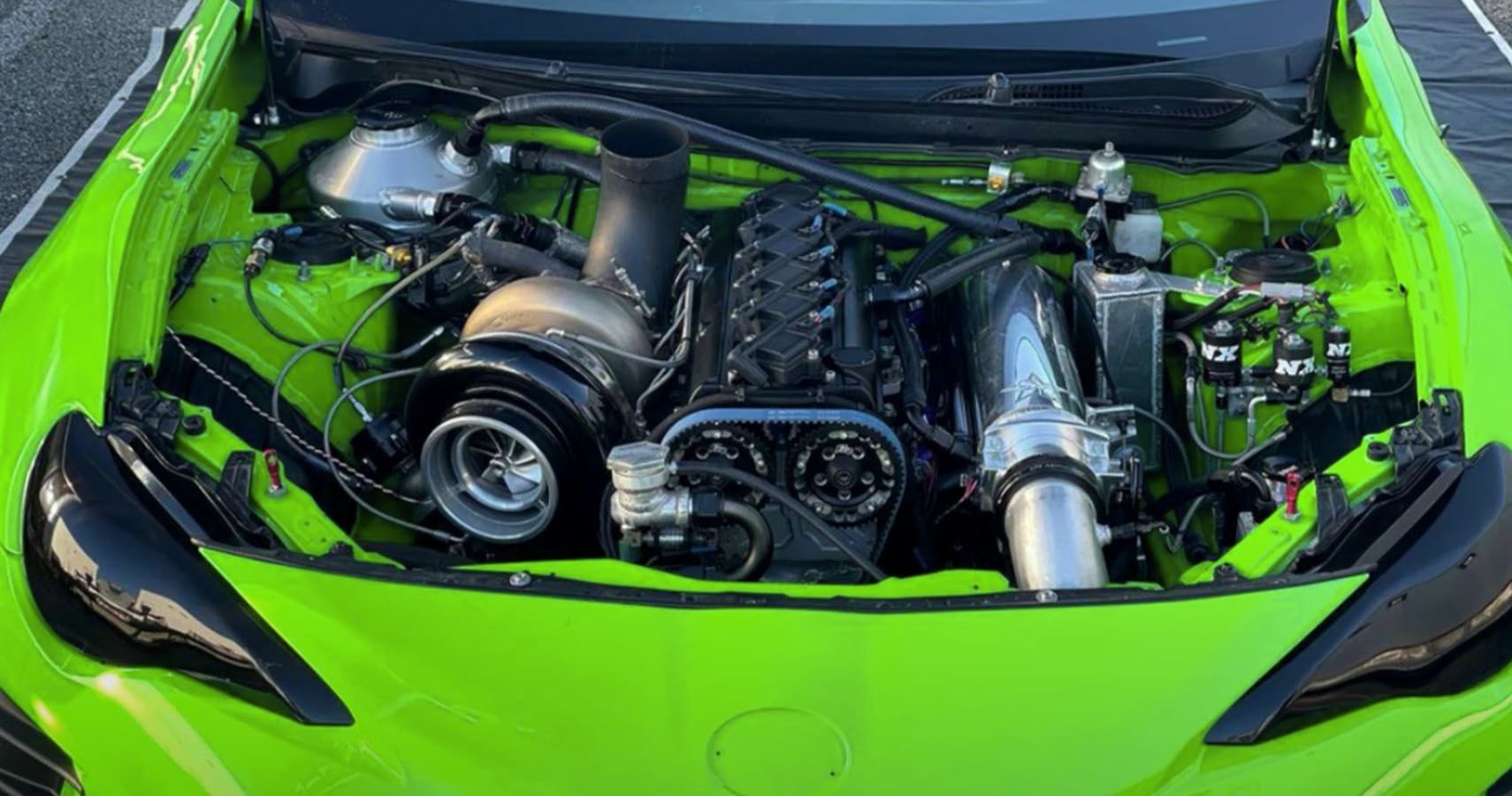 Watch A 2JZ-Swapped Scion FR-S Crack Off A 6-Second Quarter-Mile