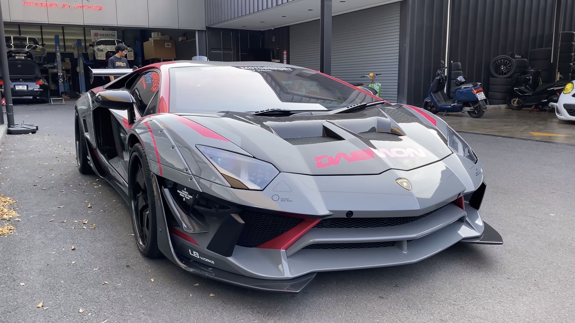 Check Out This Lamborghini Aventador Wearing A Liberty Walk Widebody ...