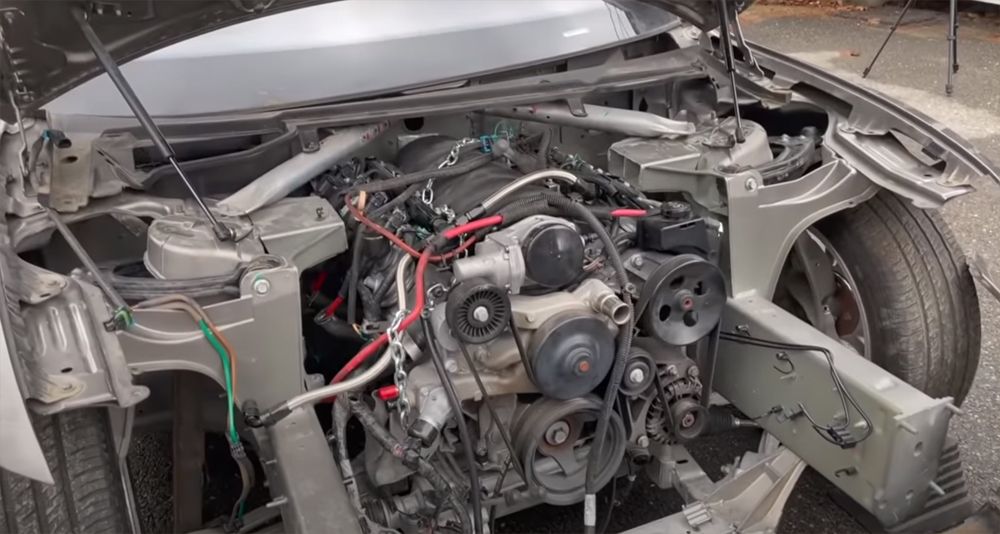 Despite The Haters, This V8-Swapped Tesla Model S Is Progressing Smoothly