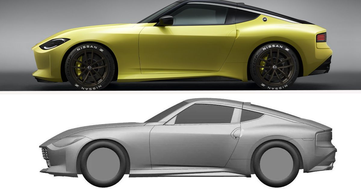 Let's Compare The 2022 Nissan 400Z's Newly Revealed Patent Images With ...