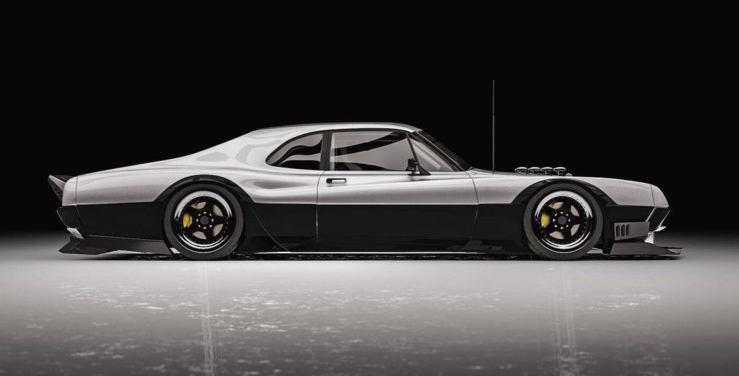 Stunning Ford Falcon Rendering Inspired By Cyberpunk