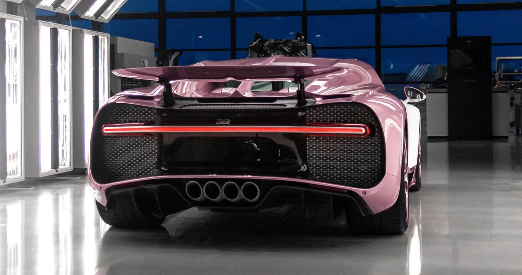 Bugatti Customer Buys Wife This $3.2 Million Pink And White Chiron ...