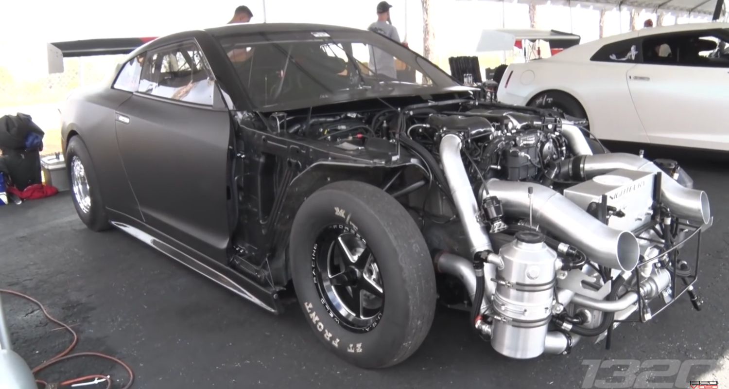Why This Guy Converted His 2300 hp Nissan GT-R To Rear-Wheel Drive