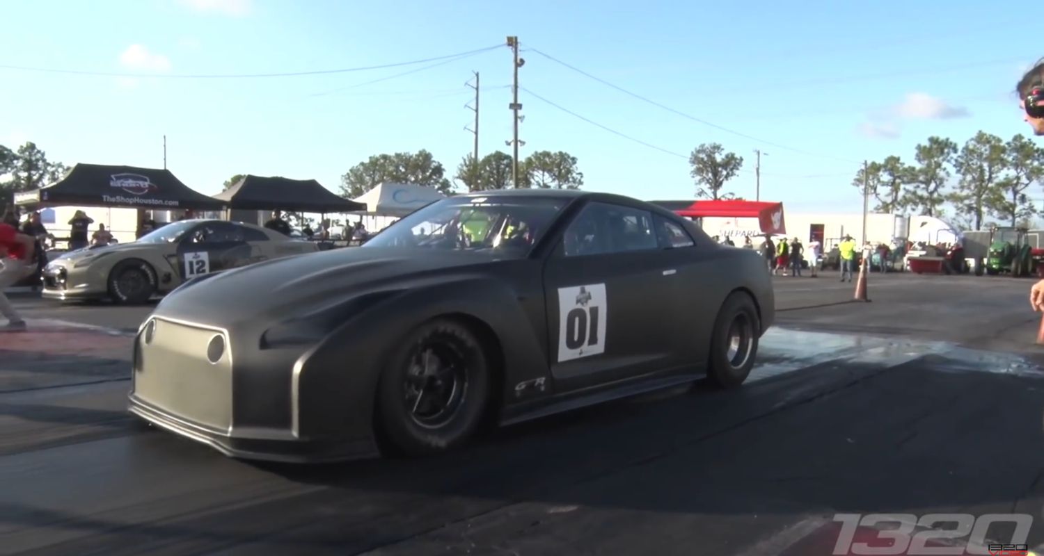 Why This Guy Converted His 2300 hp Nissan GT-R To Rear-Wheel Drive