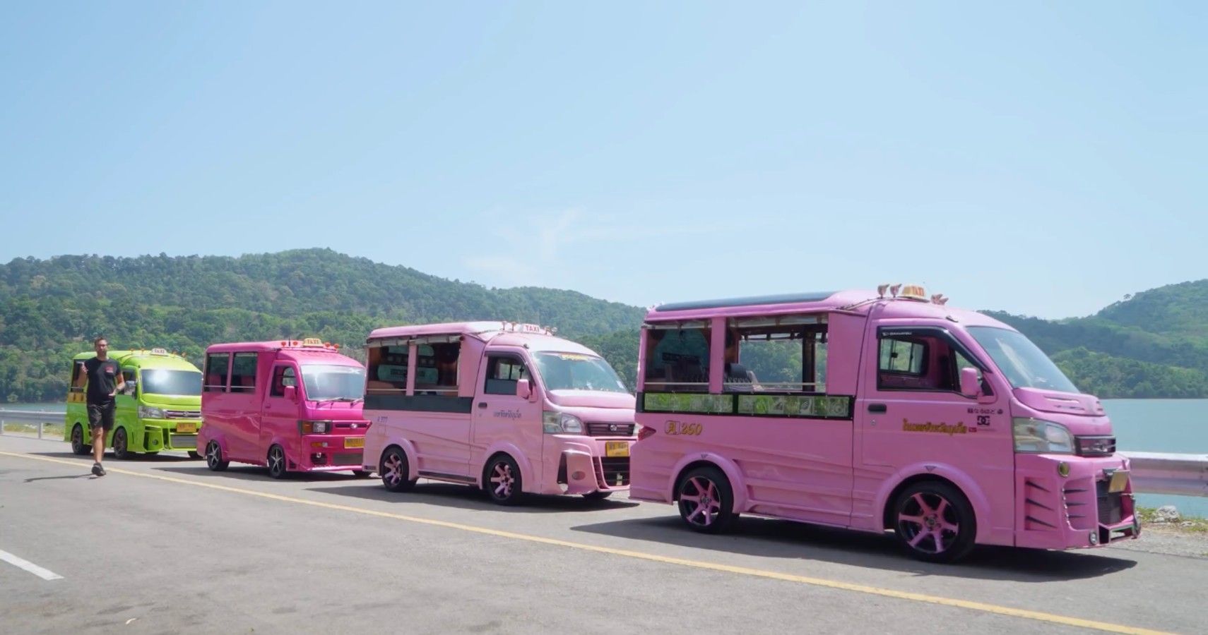 Watch These Modified Kei Van Taxis Drag Race