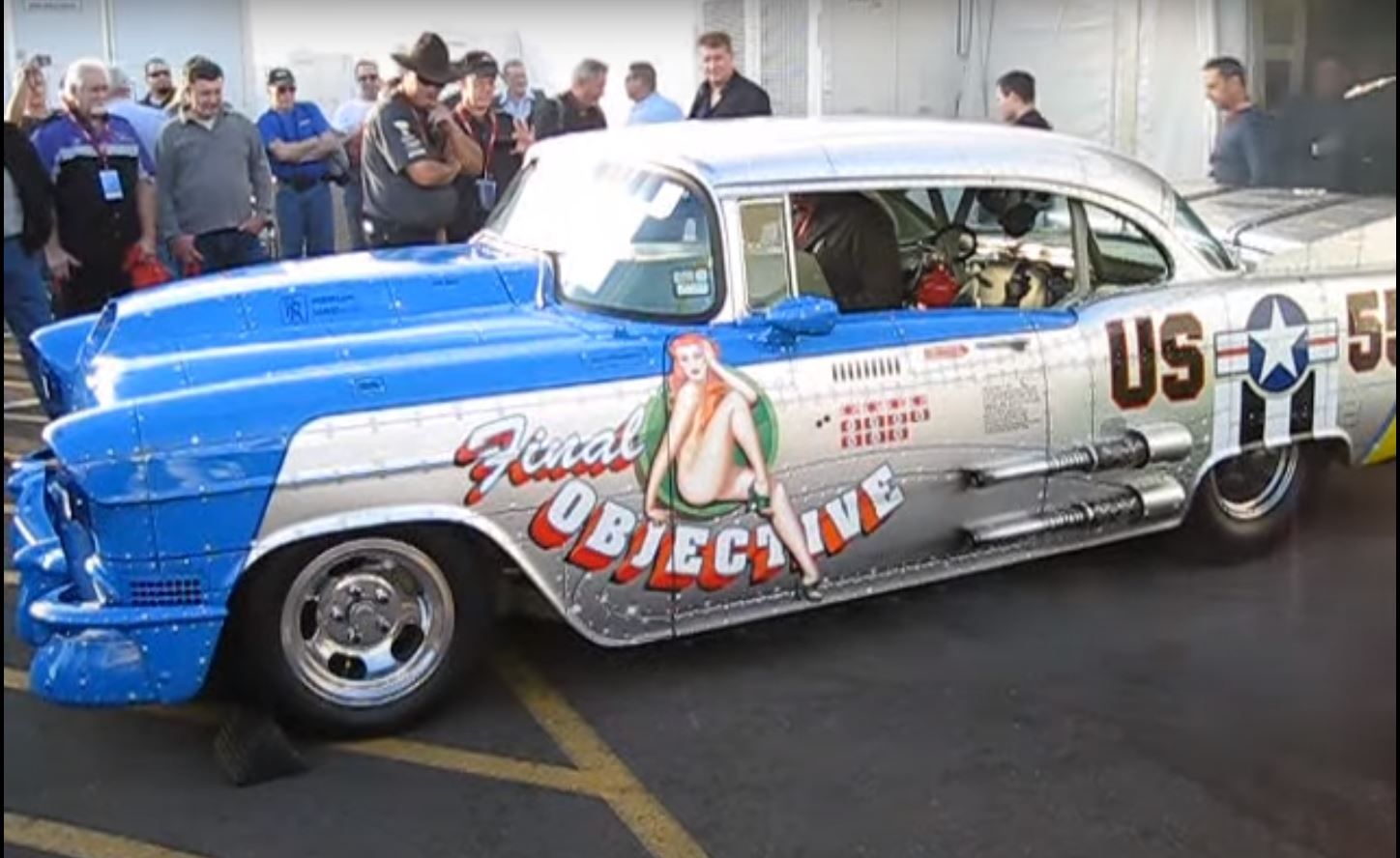 This Rolls-Royce Merlin Swapped 55 Chevy Is The Most Ridiculous Engine ...
