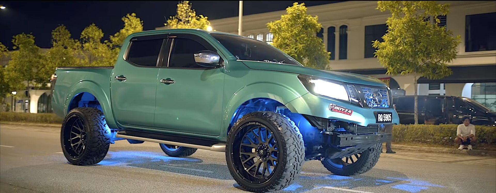 Watch This Smoke-Spitting Navara NP300 Hit The Streets At Night