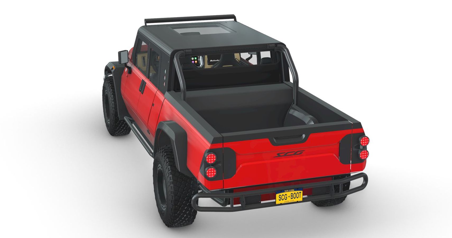 SCG Boot Off-Roader Teased With A Pickup Body And Hydrogen Fuel Cell