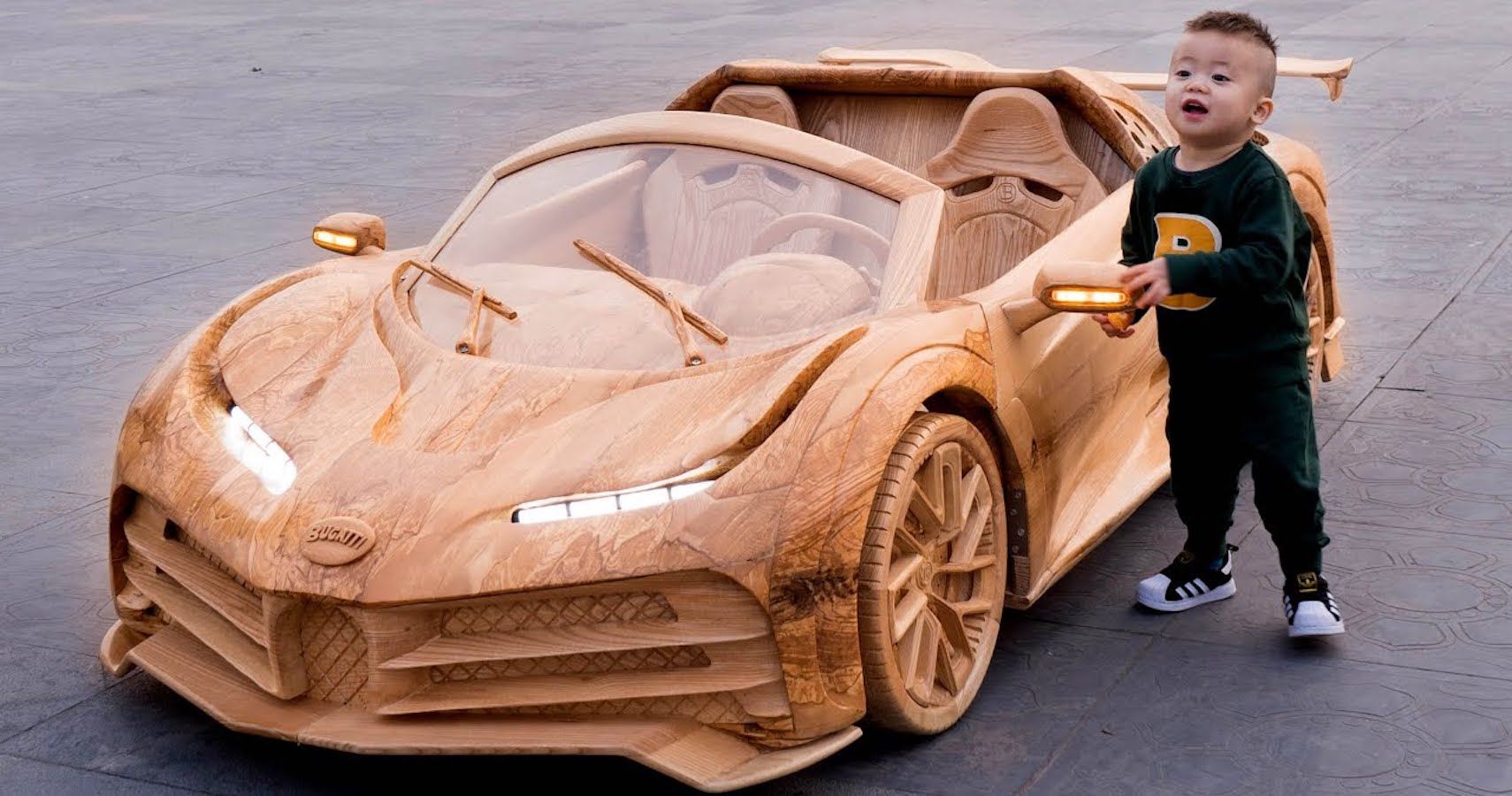 Bugatti Centodieci Made From Discarded Trees Is The Coolest Gift Ever