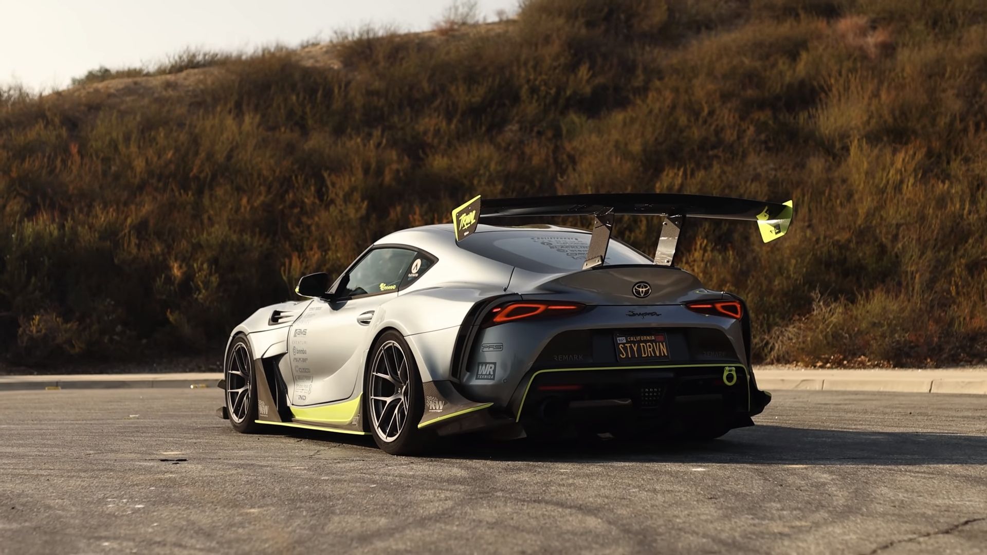 This A90 Toyota Supra Wearing A Varis Supreme Aero Widebody Kit Looks ...