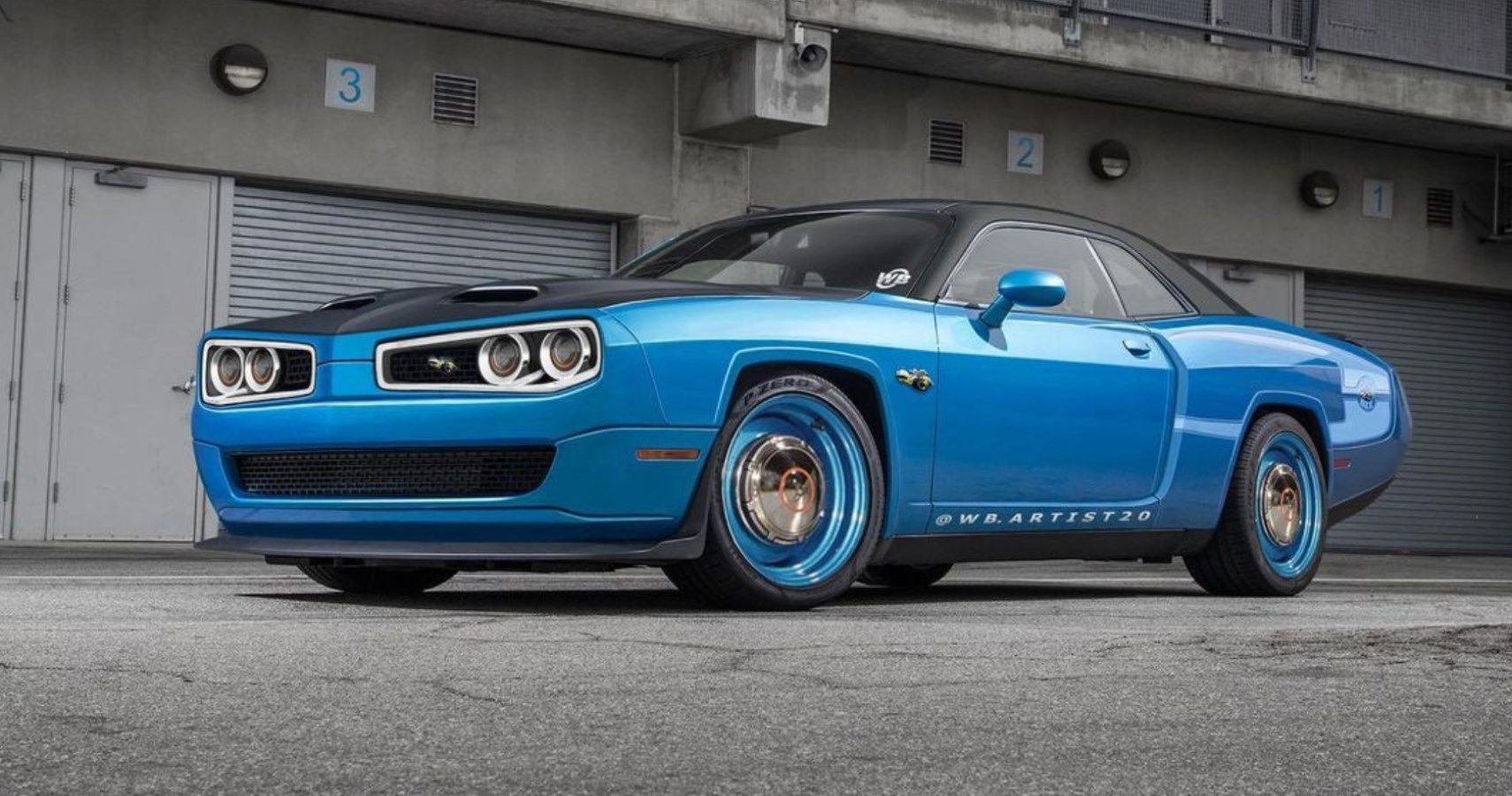 1970 Coronet Super Bee Rendered With Modern Challenger Hellcat Bits