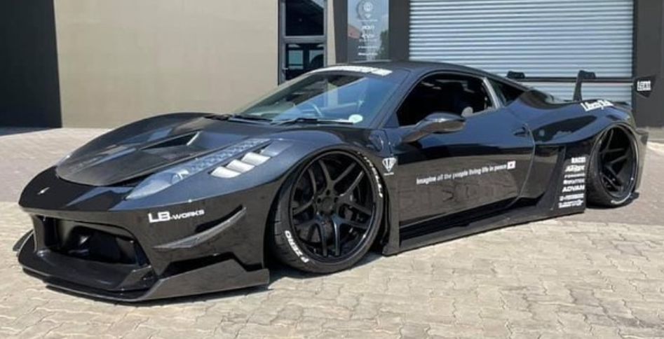 Liberty Walk Celebrates First Silhouette Modded Ferrari 458 GT In South ...