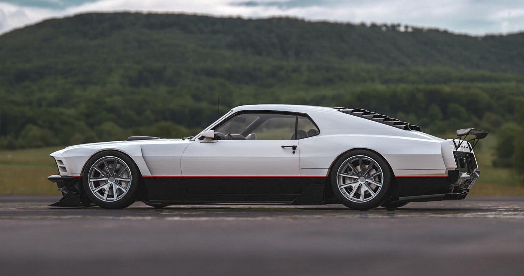 Ford Mustang Boss 302 Rendered With Modern Widebody Kit