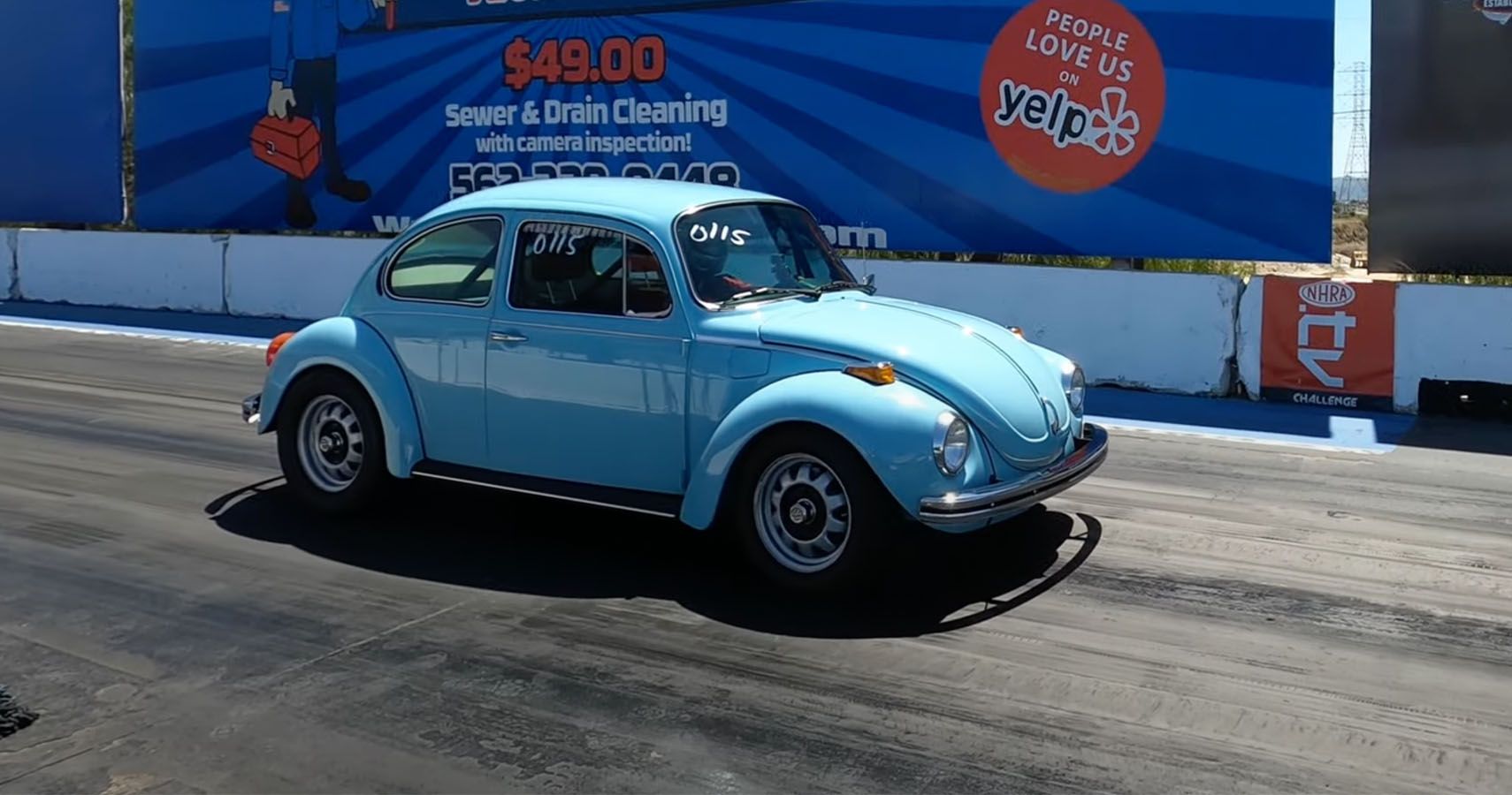 Watch: 517-HP Volkswagen Beetle Nearly Cracks 7-Second 1/8-Mile Run