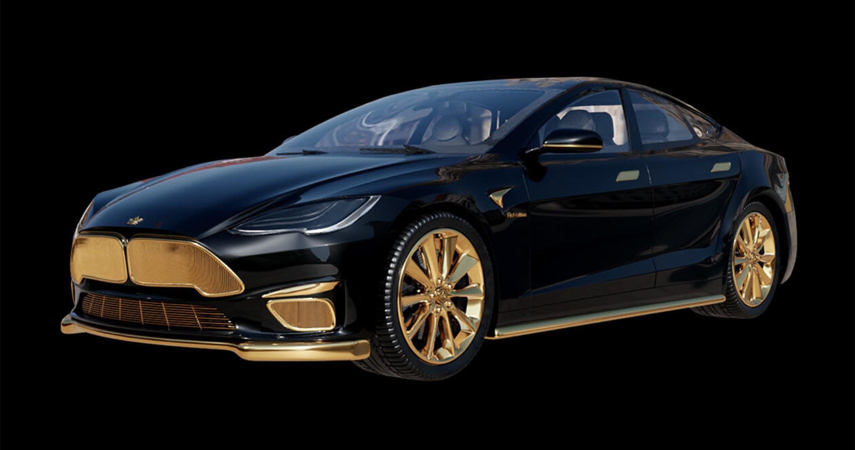 Tesla Model S Turns Up The Luxury With Bonkers Art Deco Transformation