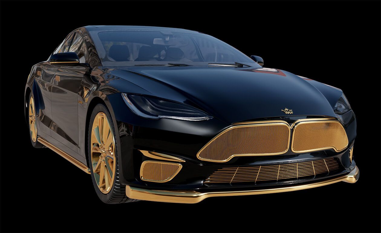Tesla Model S Turns Up The Luxury With Bonkers Art Deco Transformation