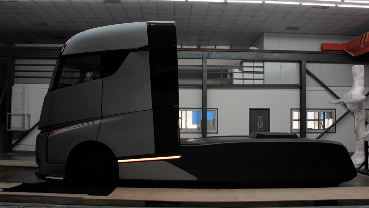 First Images Of Tesla Semi Tractor Competitor From Geely Are Revealed