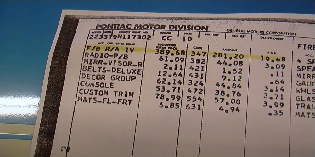 Here's How Much A First Generation Pontiac Trans Am Is Worth Today