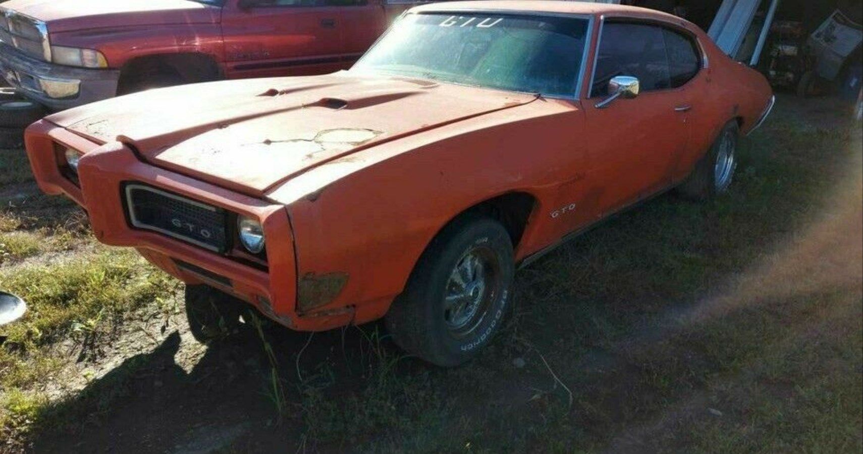1969 Pontiac GTO Barn Find Emerges After Collecting Dust Since 1982
