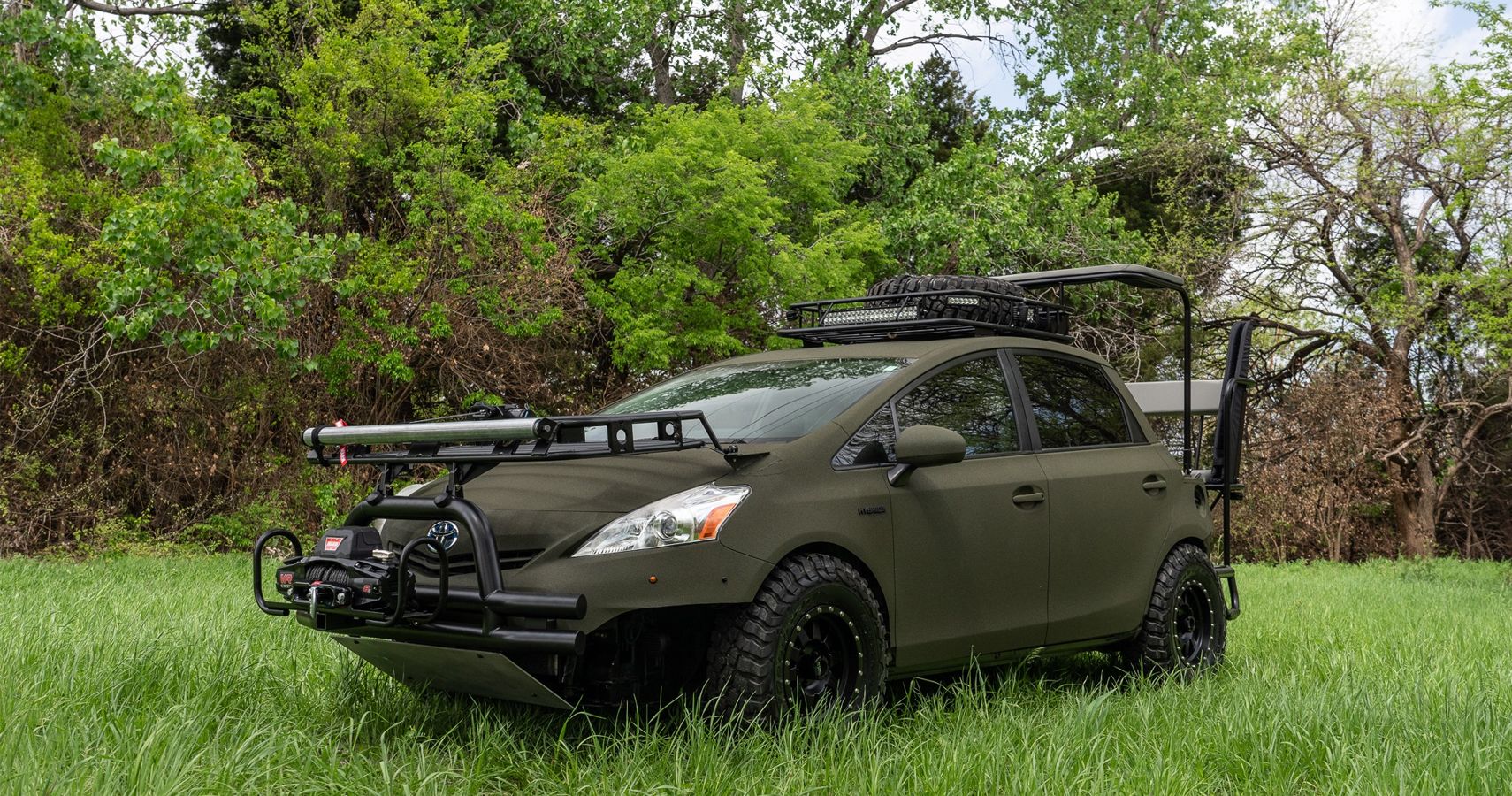Someone Turned This Toyota Prius Into A Potent Hunting Car
