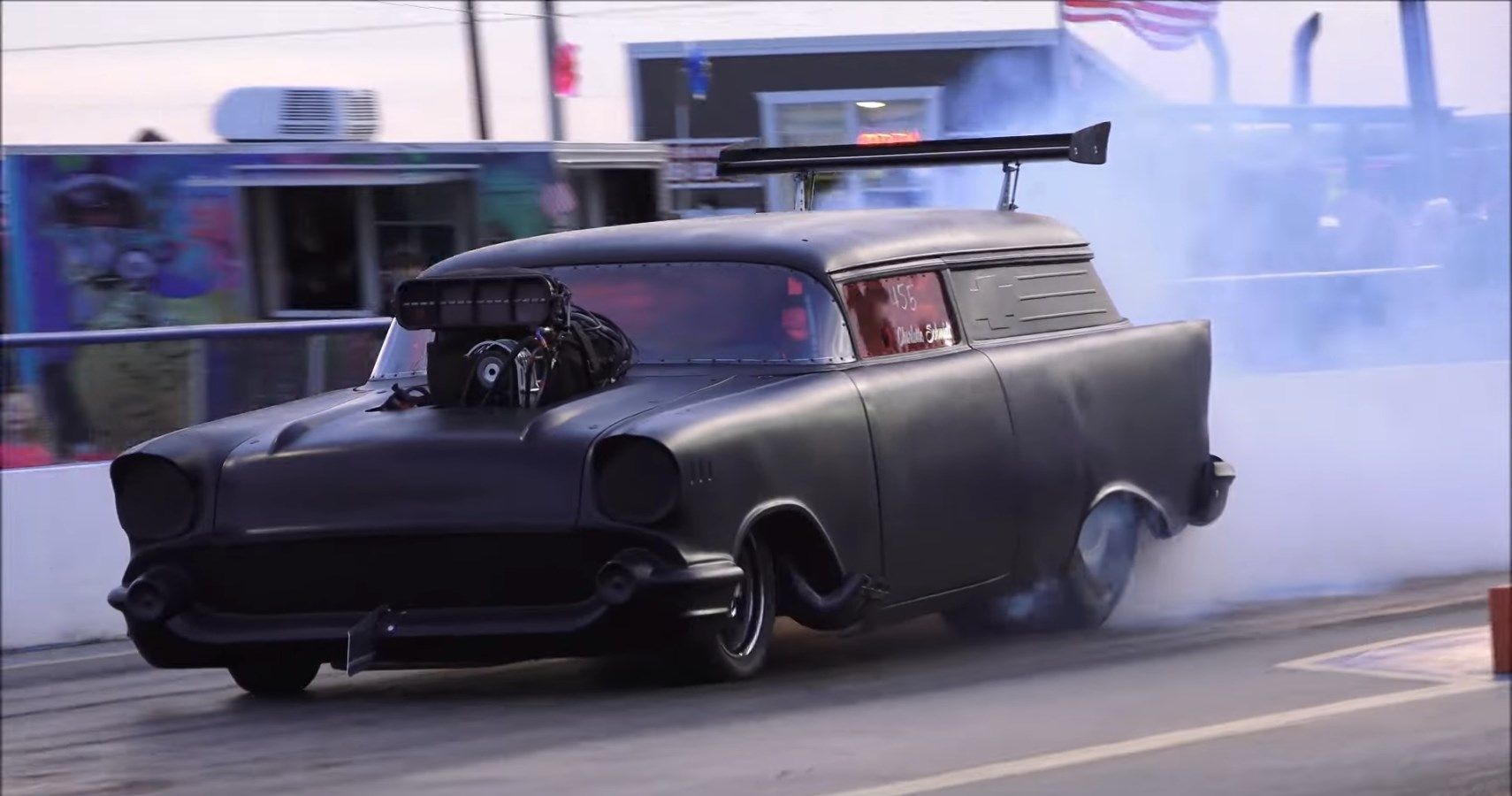 Watch: Chevy Wagon Hits Wall And Flips Over In Scary Crash, Driver OK