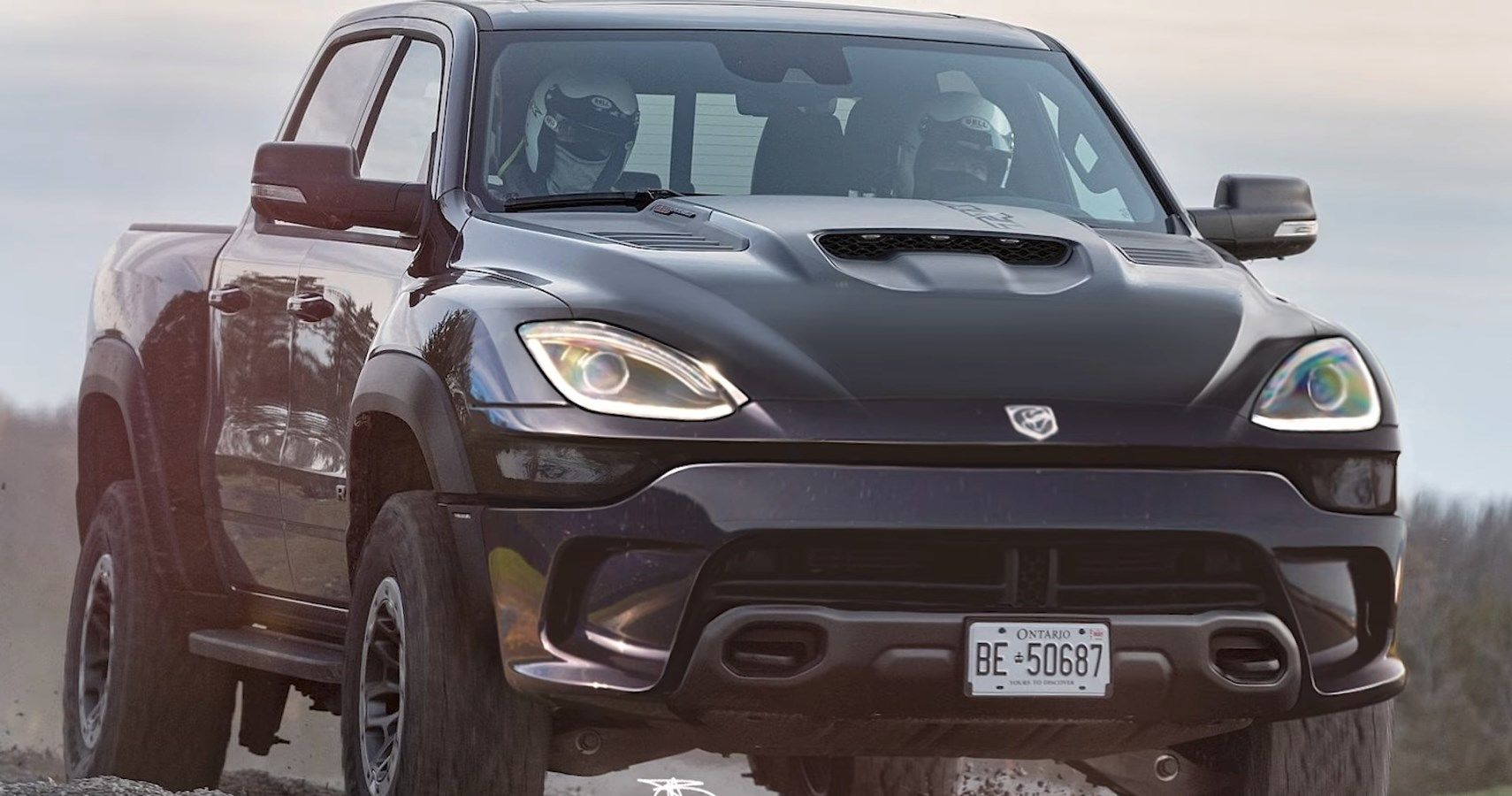 Ram TRX Viper Imagines The Ultimate Sports Car And Pickup In One ...
