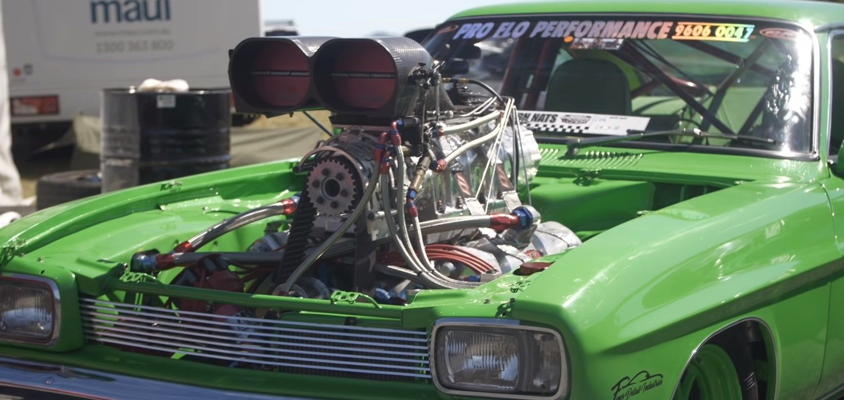 Check Out This Blown 2,500-HP Ford Street Car From Down Under