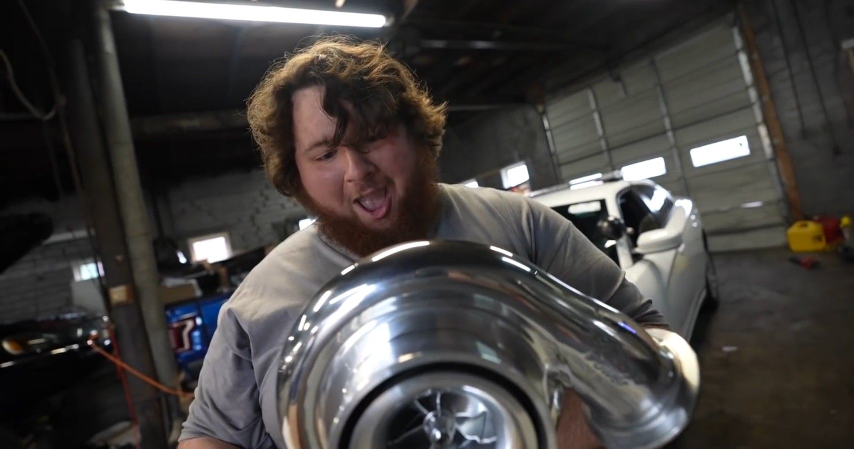 This YouTuber Is Building A Twin-Turbo Charger Cop Car