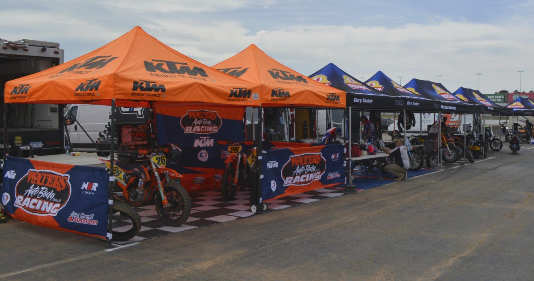 Atlanta Motor Speedway Converted For Progressive American Motorcycle ...