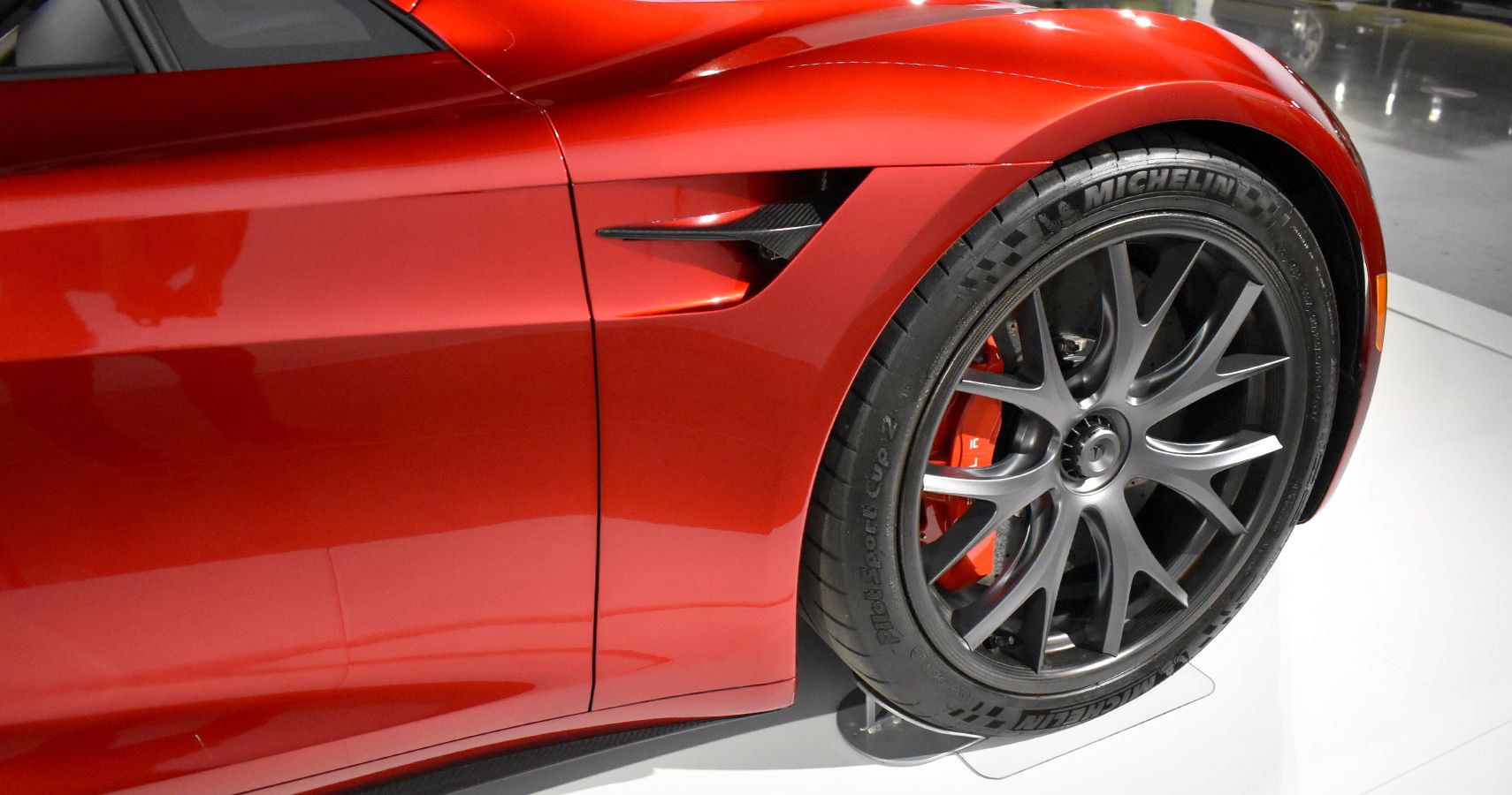 EXCLUSIVE: First Shots Of The New Tesla Roadster At The Petersen Museum