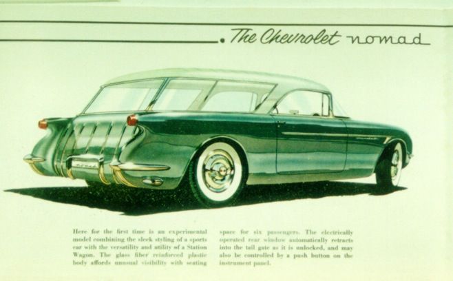 The Chevrolet Nomad 1954 Concept Was A Corvette-Based Three-Door ...