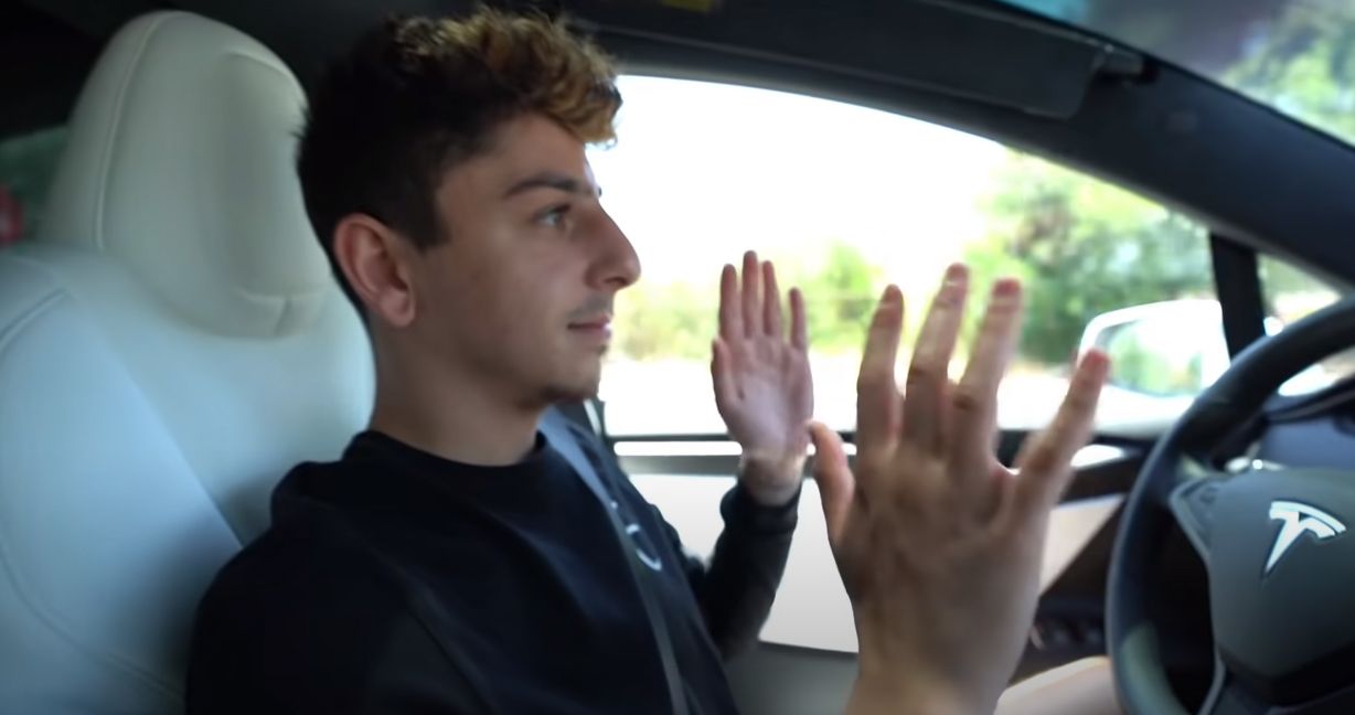 YouTuber Eats Only What His Tesla Suggests For A Whole Day