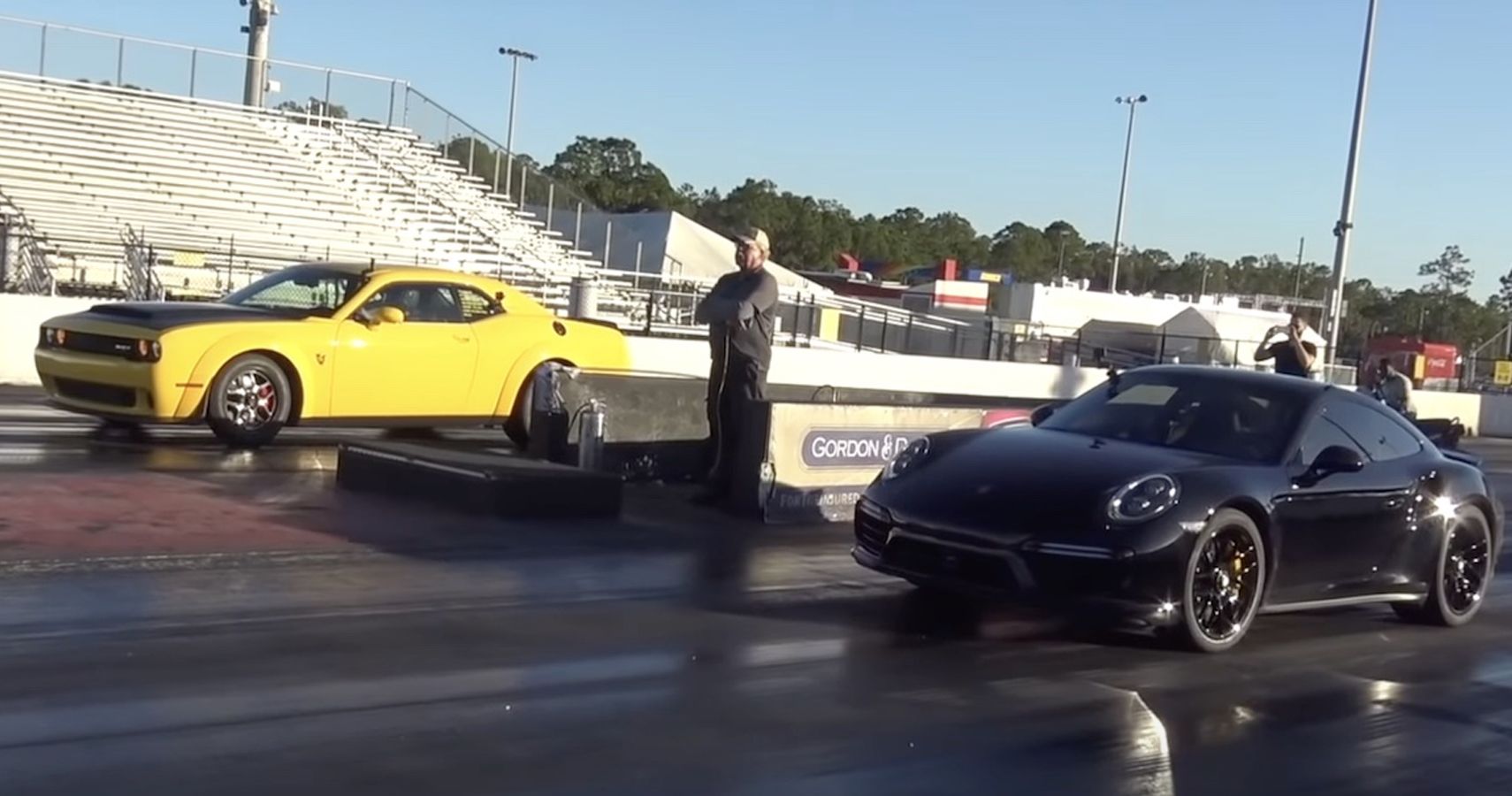 Dodge Demon Takes On A Porsche Turbo S In America Vs Germany Showdown