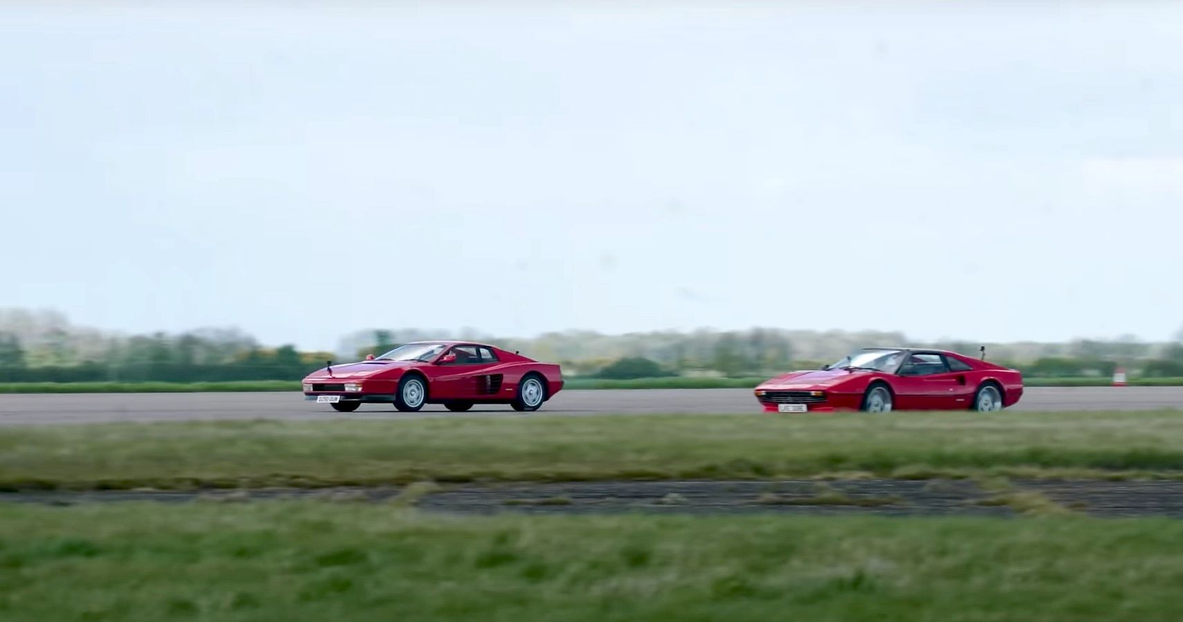 Watch This Ferrari 308 GTS Hiding A Tesla Motor Drag Race A Ferrari ...