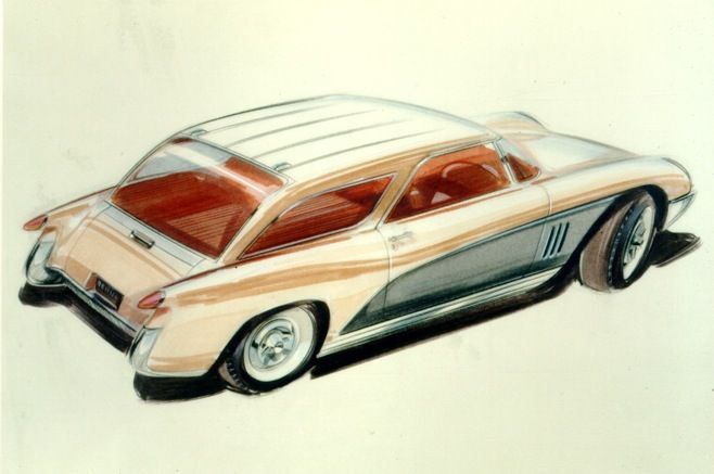 The Chevrolet Nomad 1954 Concept Was A Corvette-Based Three-Door ...