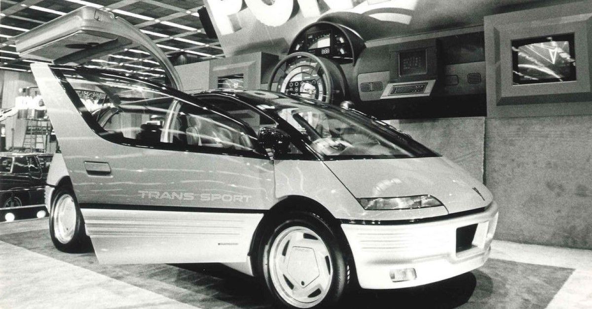 Forgotten Concept Cars - The Gull-Winged Pontiac Trans Sport Minivan
