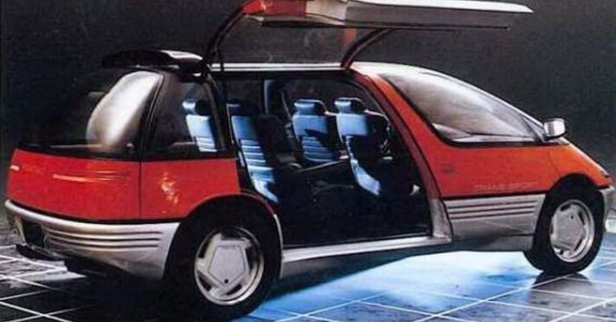 Forgotten Concept Cars - The Gull-Winged Pontiac Trans Sport Minivan