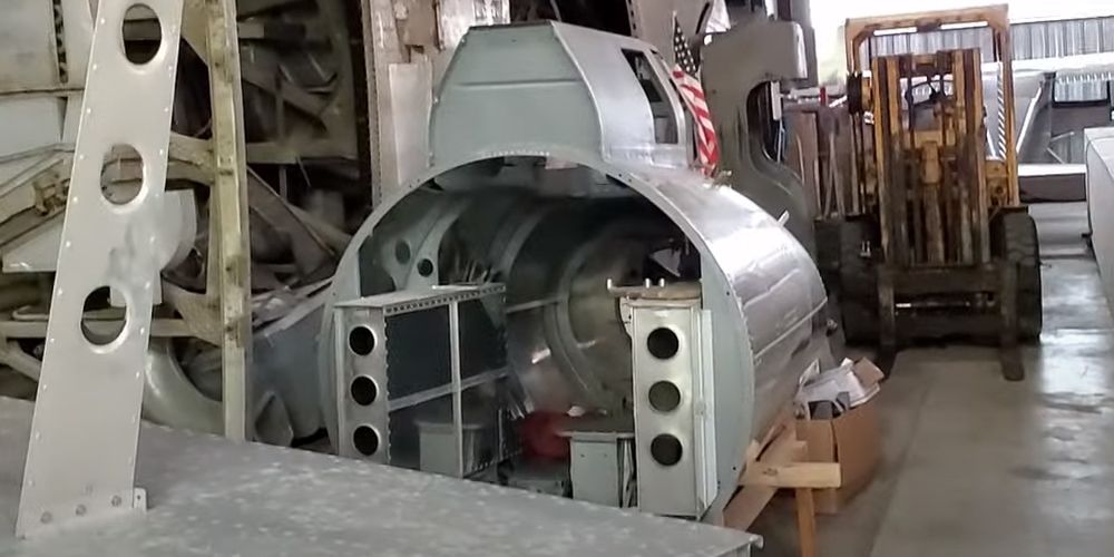 This B17 Flying Fortress Is Being Restored In An Illinois Barn