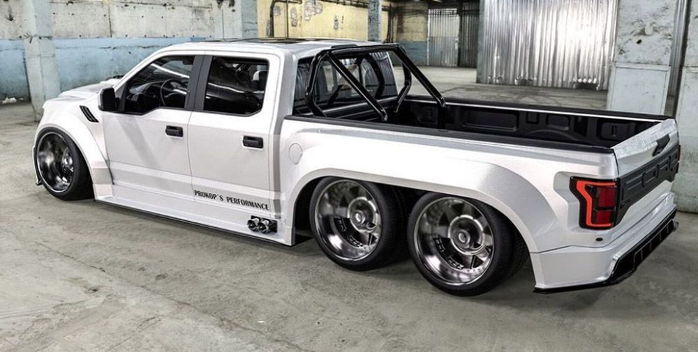 Ford F-150 Raptor Gets Ultimate 6x6 Conversion In Rendering