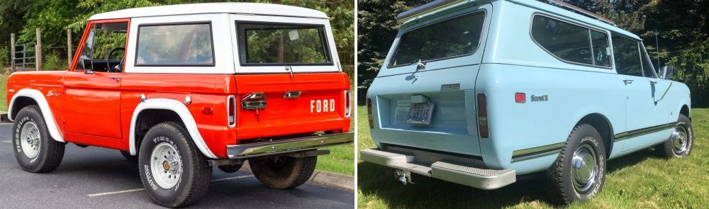 Auction Dilemma: Ford Bronco Explorer Vs. International Harvester Scout II