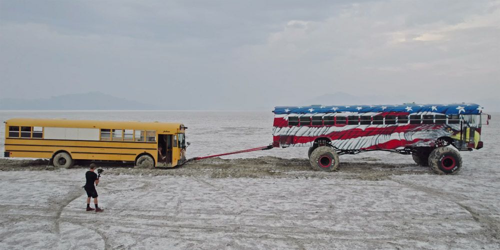Watch: Diesel Brothers Use Patriotic Superbus For Epic Recovery Mission