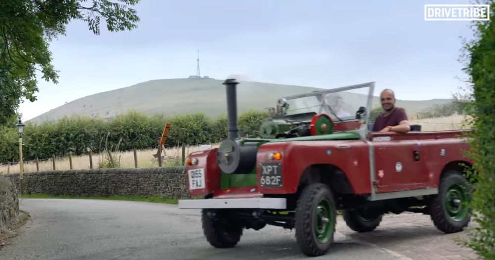 Guy Converts Land Rover To Steam Power: The Little SUV That Could